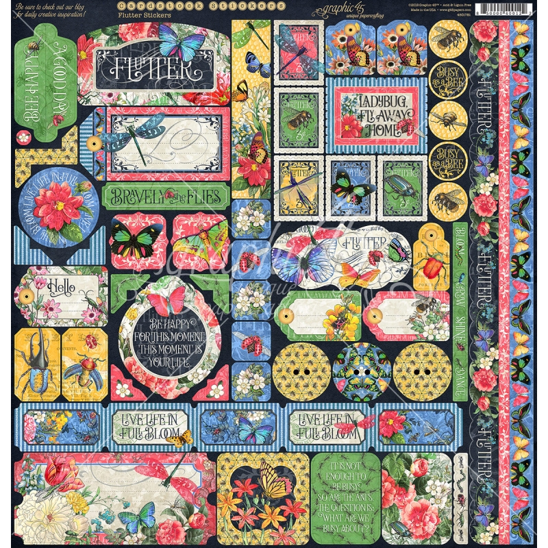 Flutter Stickers | Personal Impressions